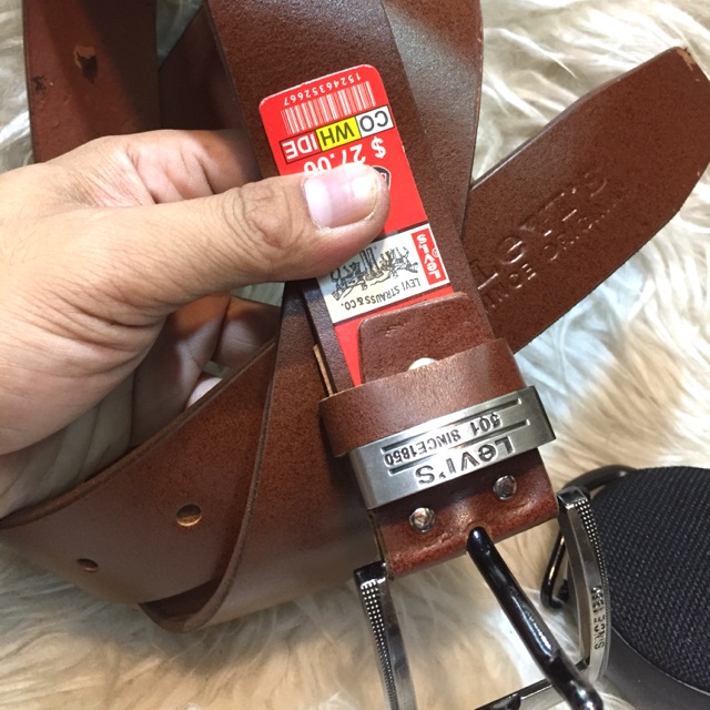 Jual gesper pria bahan kulit asli satu lapis atau kulit utuh gesper ...