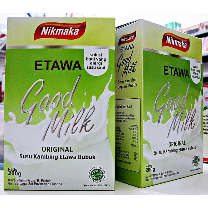 Jual Susu Kambing Etawa Nikmaka Good Milk Rasa Original, Stroberi ...