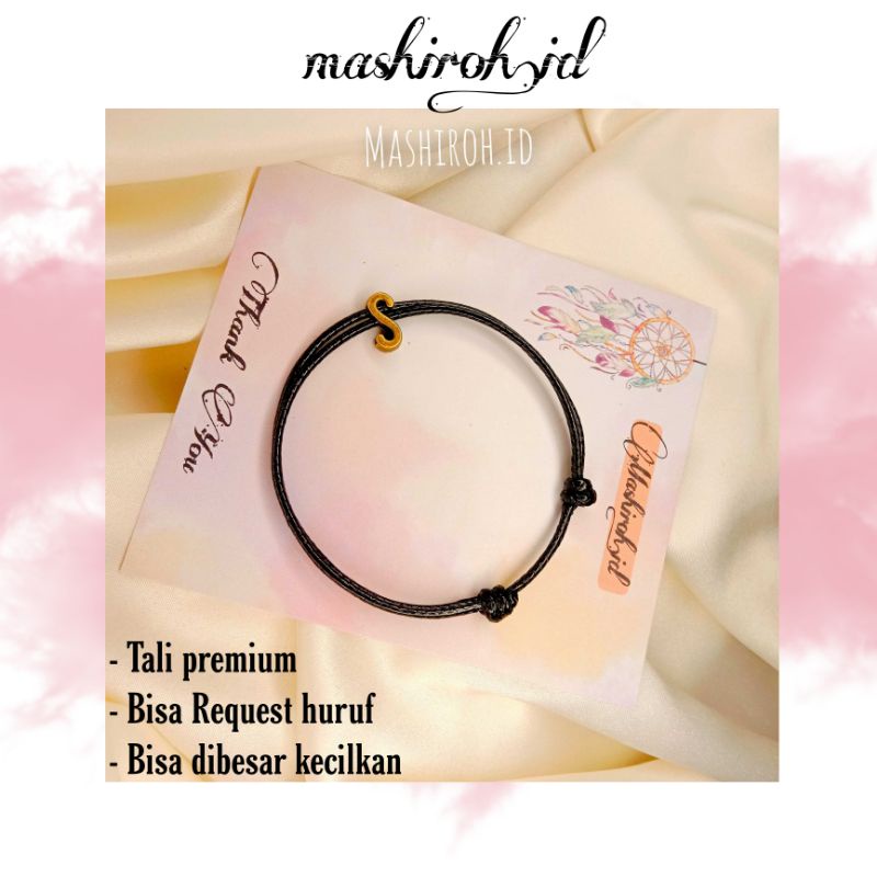 Jual (COD)Gelang inisial Bronze| Gelang Simple|Gelang inisial | Shopee ...