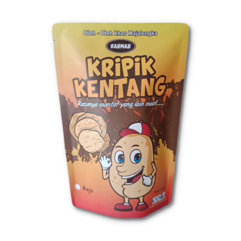 Jual Keripik Kentang Rahmah Cemilan Enak Potato Chips | Shopee Indonesia