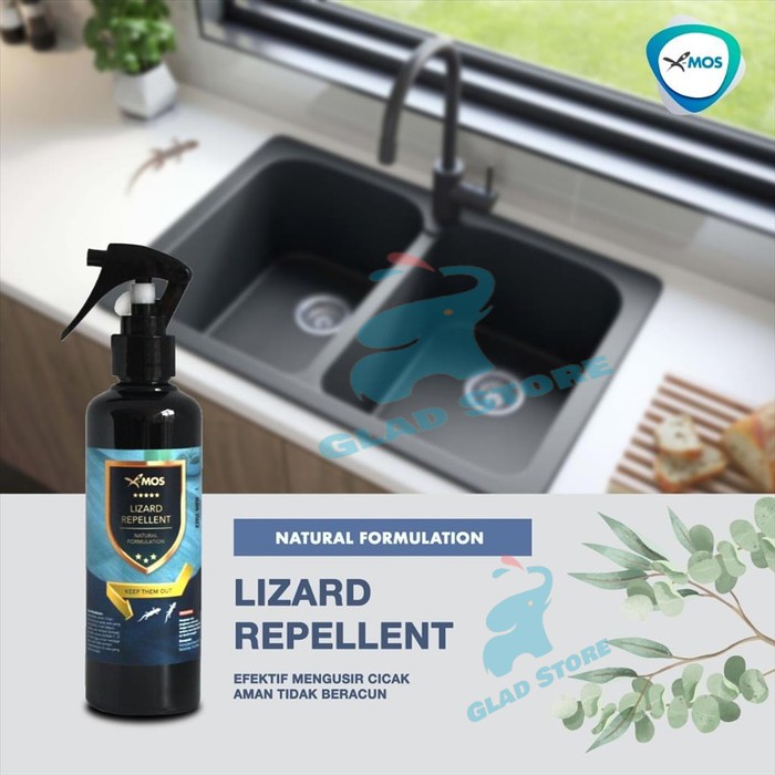 Jual Anti cicak pengusir Cicak X-MOS LIZARD Repellent spray 200ml ...