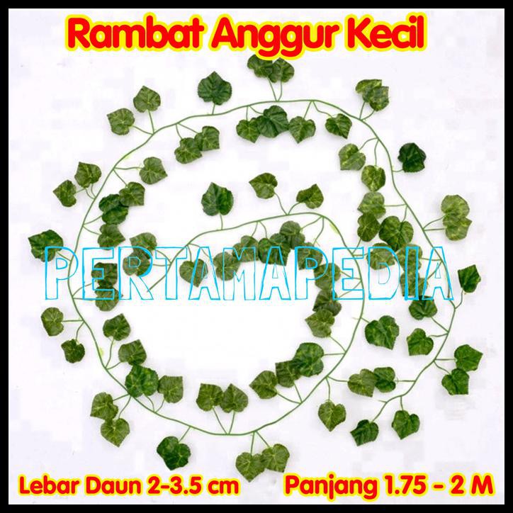 Jual Daun Rambat Plastik/ Bunga Plastik / Rumput Plastik | Shopee Indonesia