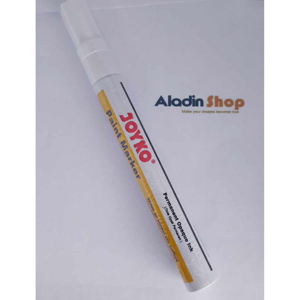 Jual Sepidol Spidol Paint Permanent Marker Cat kuning Biru Putih Hijau ...