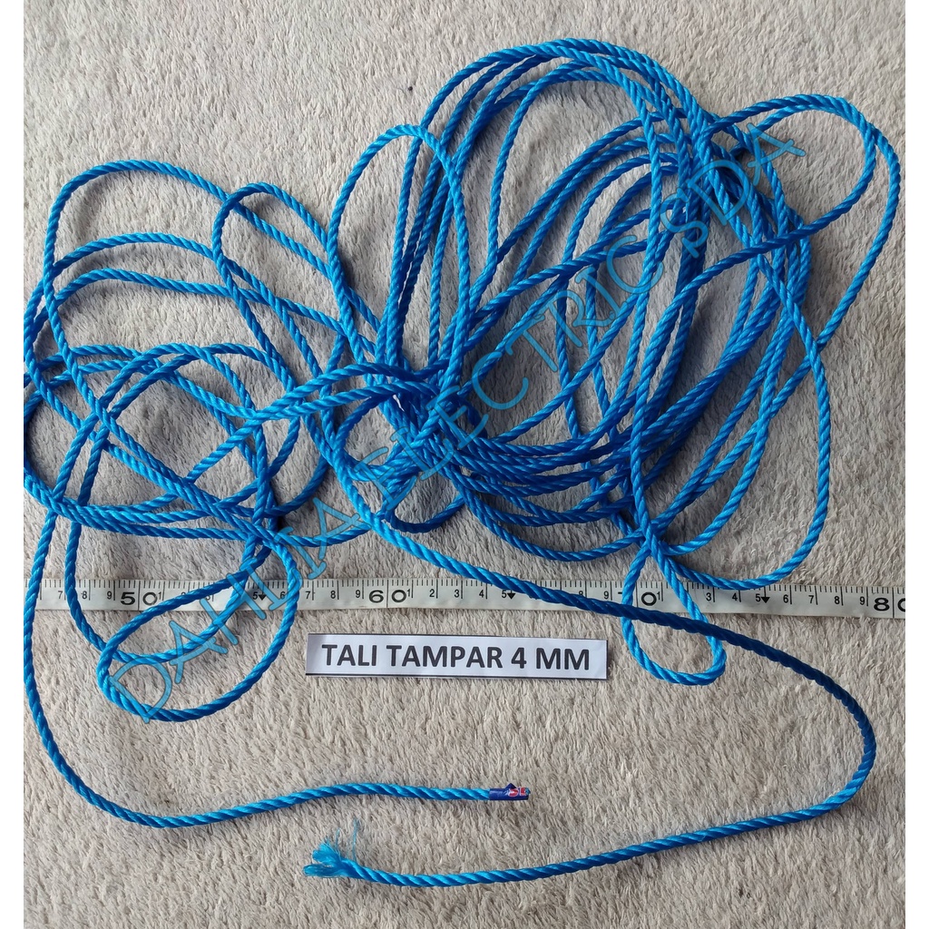 Jual TALI TAMPAR 4MM HARGA PER METER | Shopee Indonesia