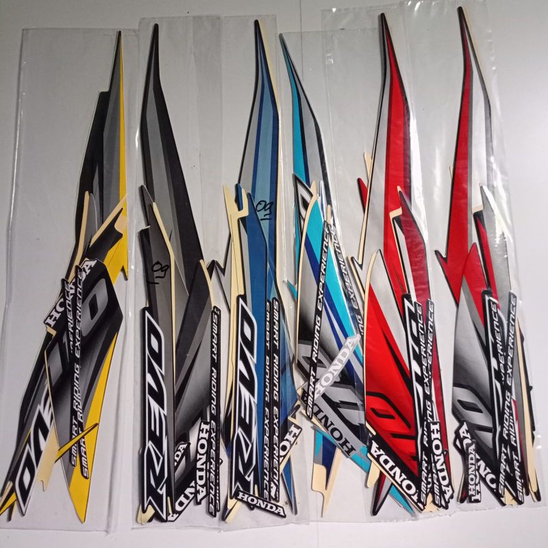 Jual striping sticker Honda Revo absolute 2009 | Shopee Indonesia