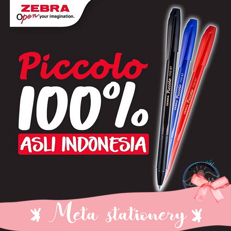 Jual Pulpen / Pen Piccolo Zebra 0.7mm | Shopee Indonesia