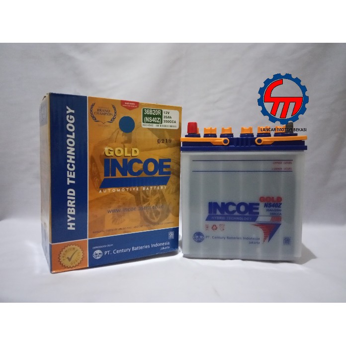 Jual Aki accu Basah Incoe Astra Gold NS40Z 12v 35Ah Avanza Xenia Rush Terios Esteem Apv Escudo ...