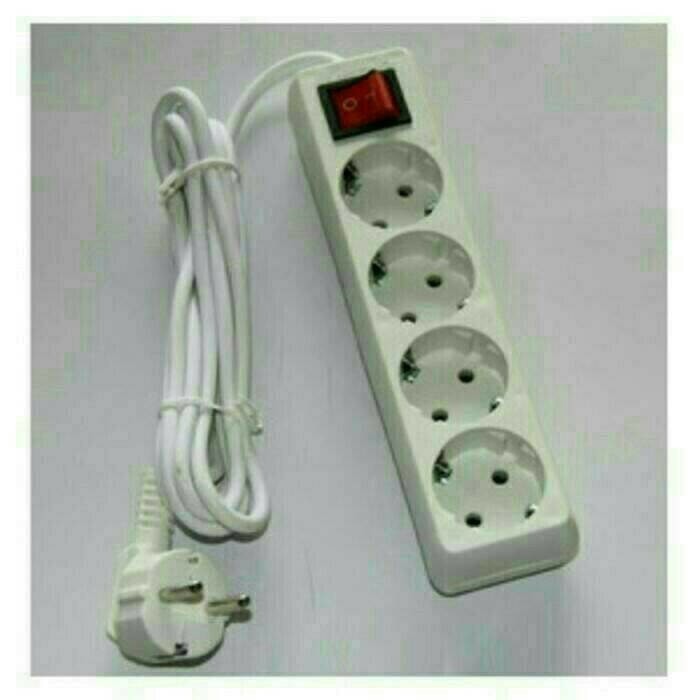 Jual Stop Kontak 4 Lobang Plus Kabel ( Colokan Listrik ) | Shopee Indonesia