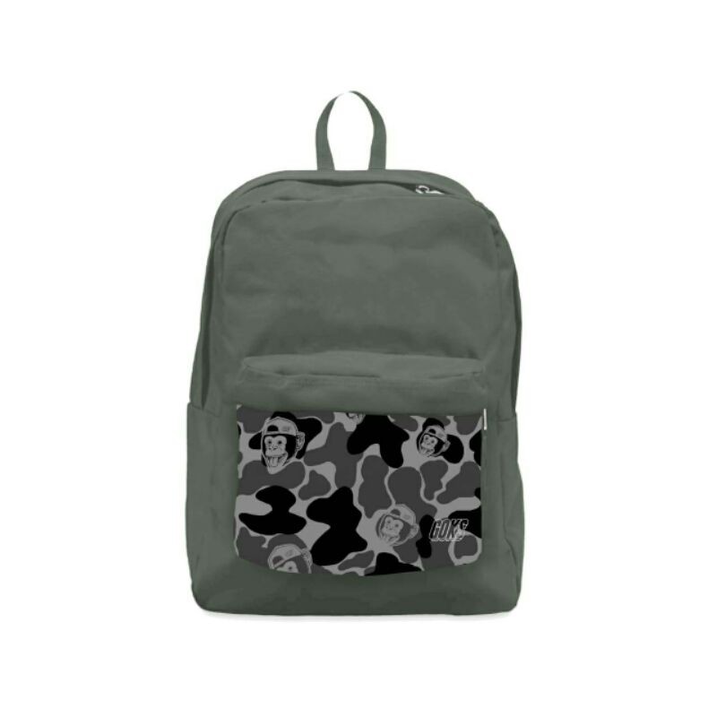 Jual Grey Camo Backpack || Grey | Shopee Indonesia