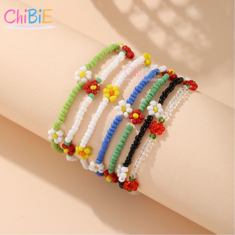 Jual Daisy Beads Bracelet | Gelang Manik Bunga Daisy Korean Style ...