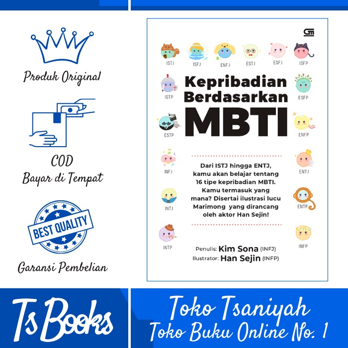 Jual Buku Psikologi Kepribadian berdasarkan MBTI ISTJ ISTP ISFJ ISFP ...