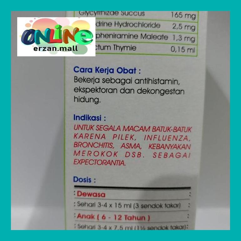 Jual Er0Ob Pectorin Sirup 120Ml - Obat Batuk Pilek Btsorza | Shopee ...