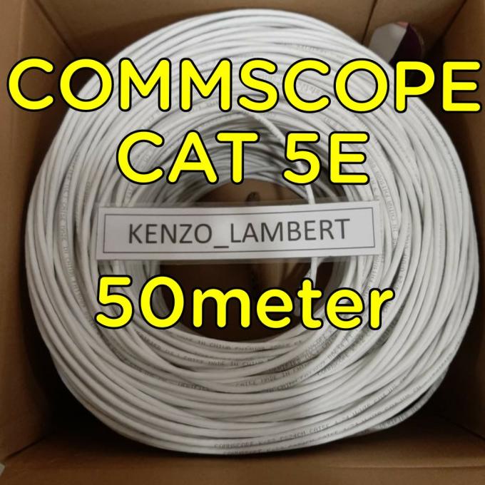 Jual Kabel Lan Utp Cat 5E Amp Commscope 50Meter / Utp Amp Cat 5E ...