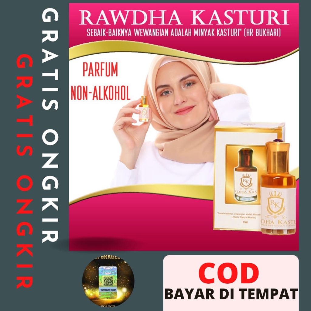 Jual Jual Minyak Wangi Rawdha Kasturi Asli Kijang Kuning Arab - Non Alkohol - Parfum Kasturi ...