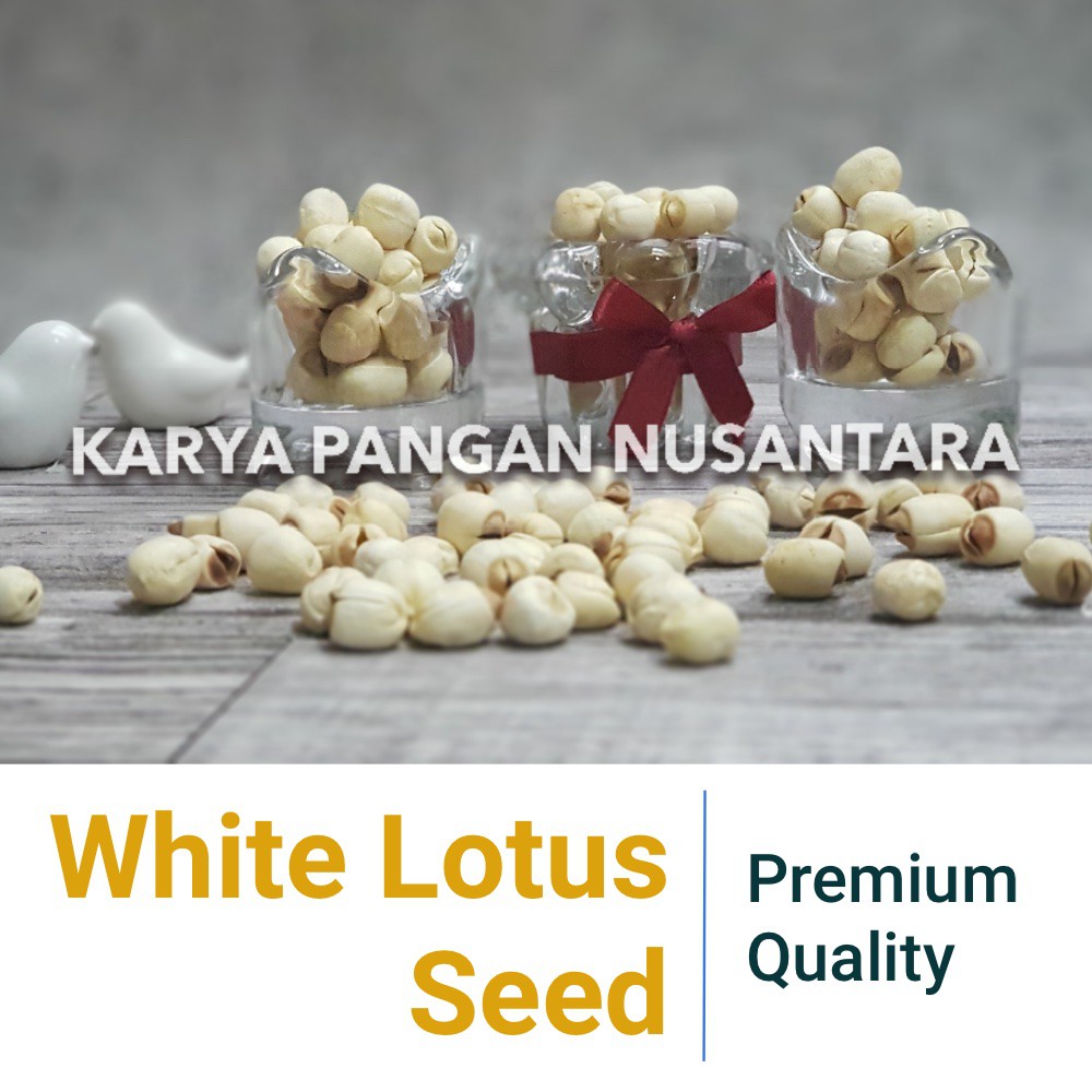 Jual WHITE LOTUS SEED PREMIUM - BIJI TERATAI - LIAN ZHI - LOTUS SEED ...
