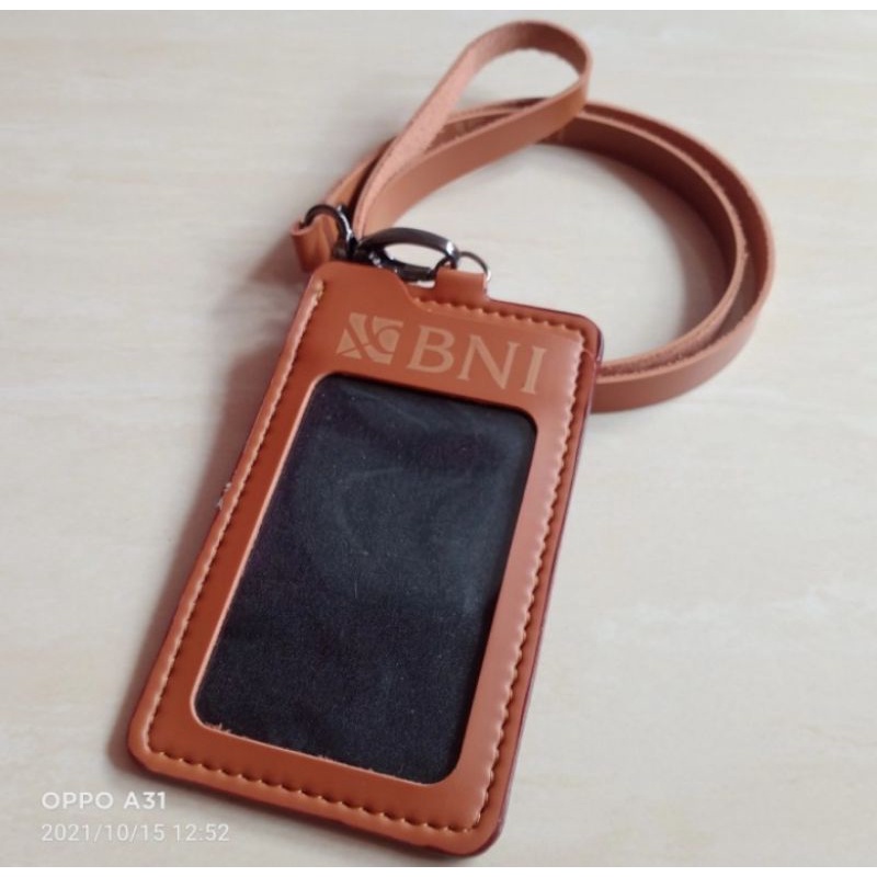 Jual Kalung ID Card Name Tag Bank BNI Coklat | Shopee Indonesia