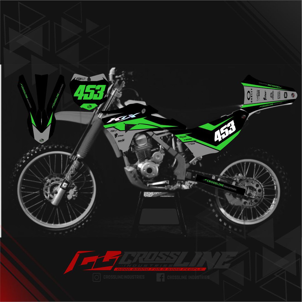 Jual Decal Klx Gordon Custom Decal klx Gordon Full Body Decal klx ...