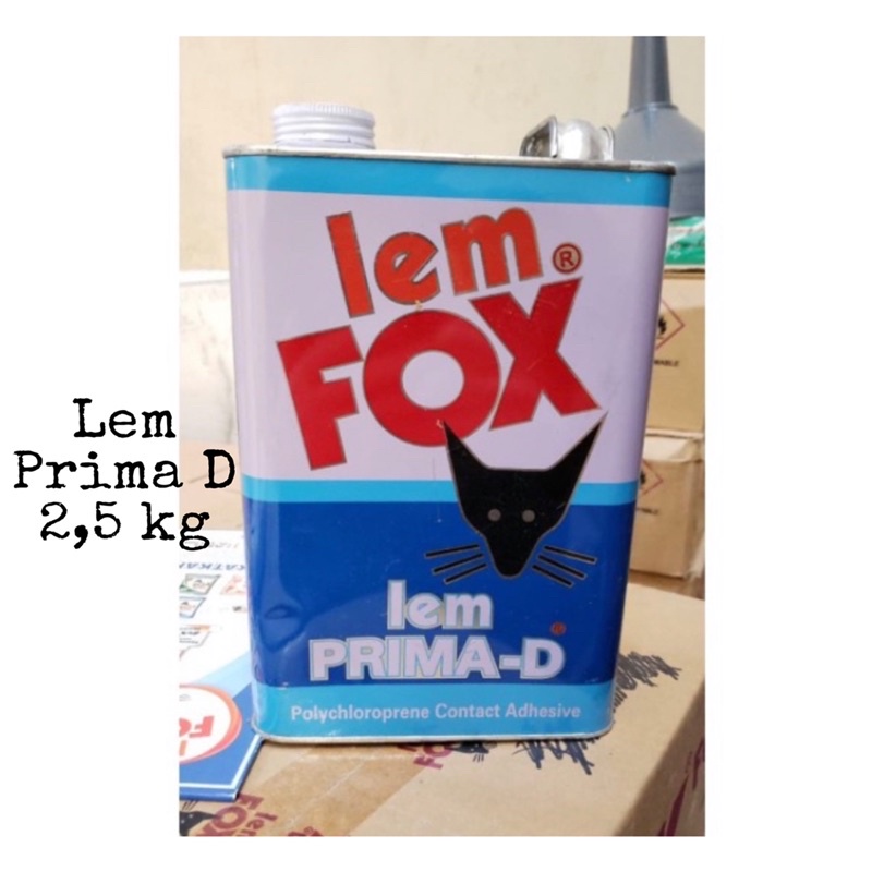 Jual Lem FOX PRIMA D Galon Biru 2,5 kg | Shopee Indonesia
