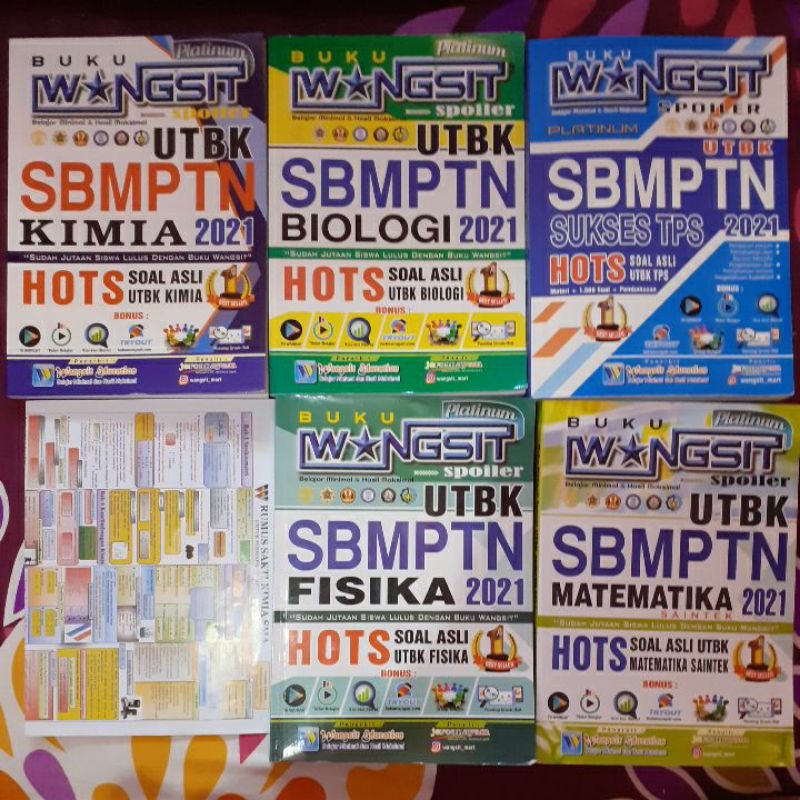 Jual BUKU WANGSIT UTBK SBMPTN 2021 (SECOND) | Shopee Indonesia