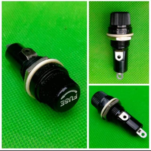 Jual FUSE HOLDER BESAR Ori Japan. Ukuran Sekering 30mm | Shopee Indonesia