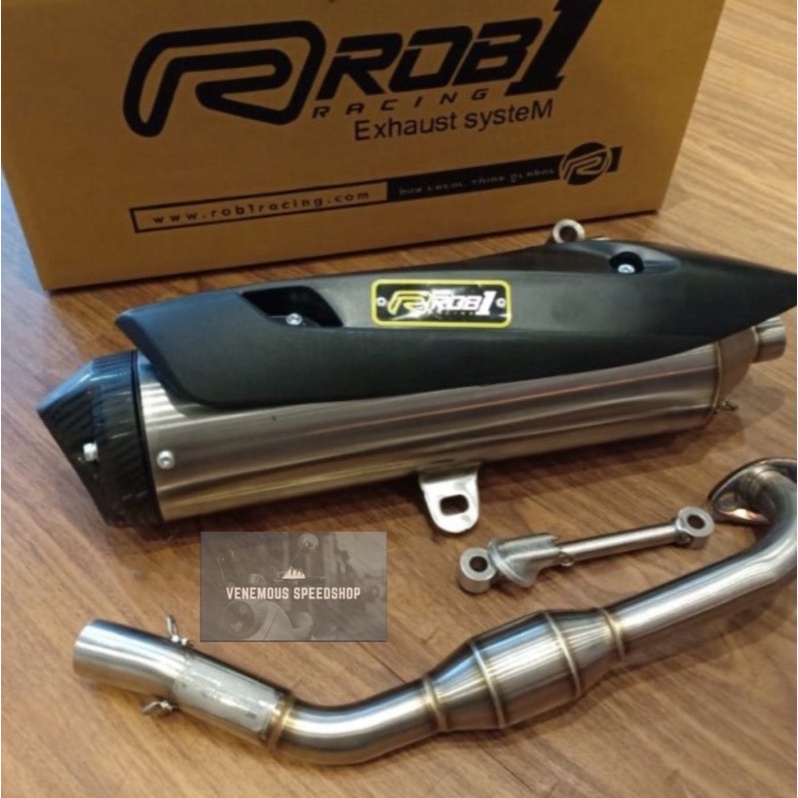 Jual Knalpot Standar Racing Rob1 Nmax Old / Nmax new / Aerox New ...