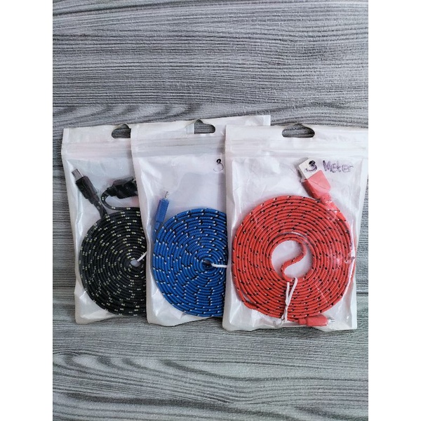 Jual Kabel Data Micro USB 3 Meter | Shopee Indonesia