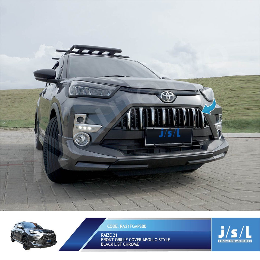 Jual Grill Depan Raize Model Apollo Blacktivo JSL Front Grille Cover ...