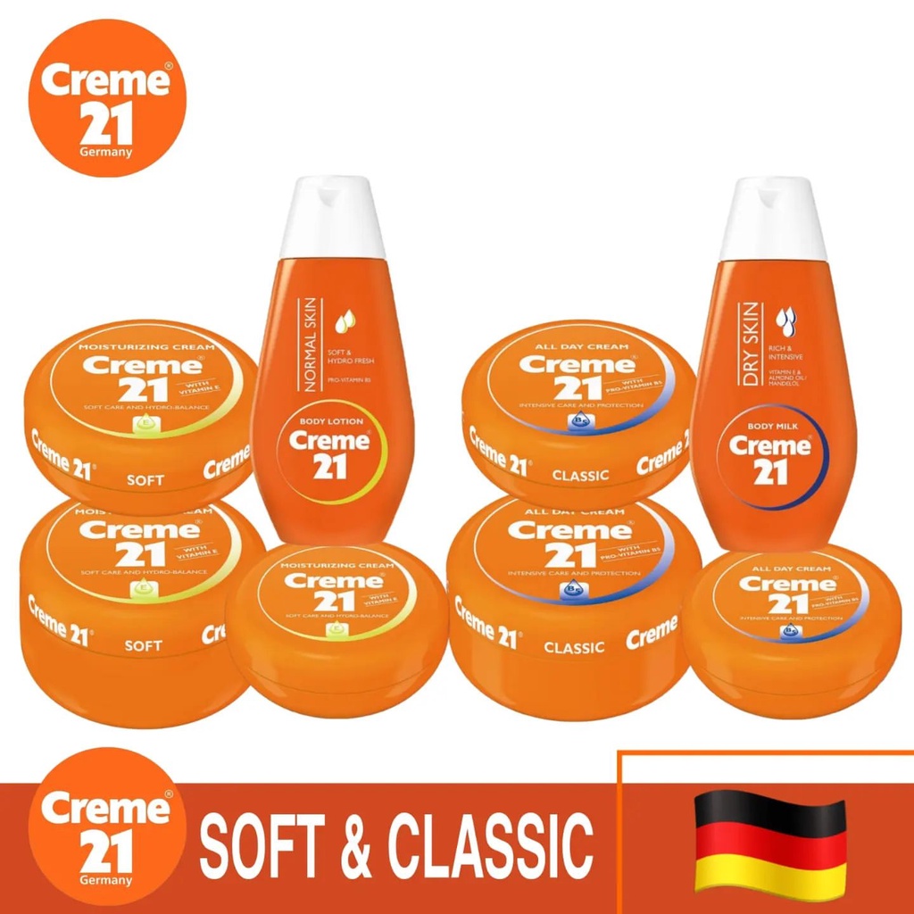 Jual Creme 21 Body Milk - Moisturizing - All Day Cream - Soft & Classic | Shopee Indonesia