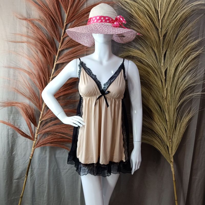 Jual Shabrina Kimono Set Peanut | Shopee Indonesia