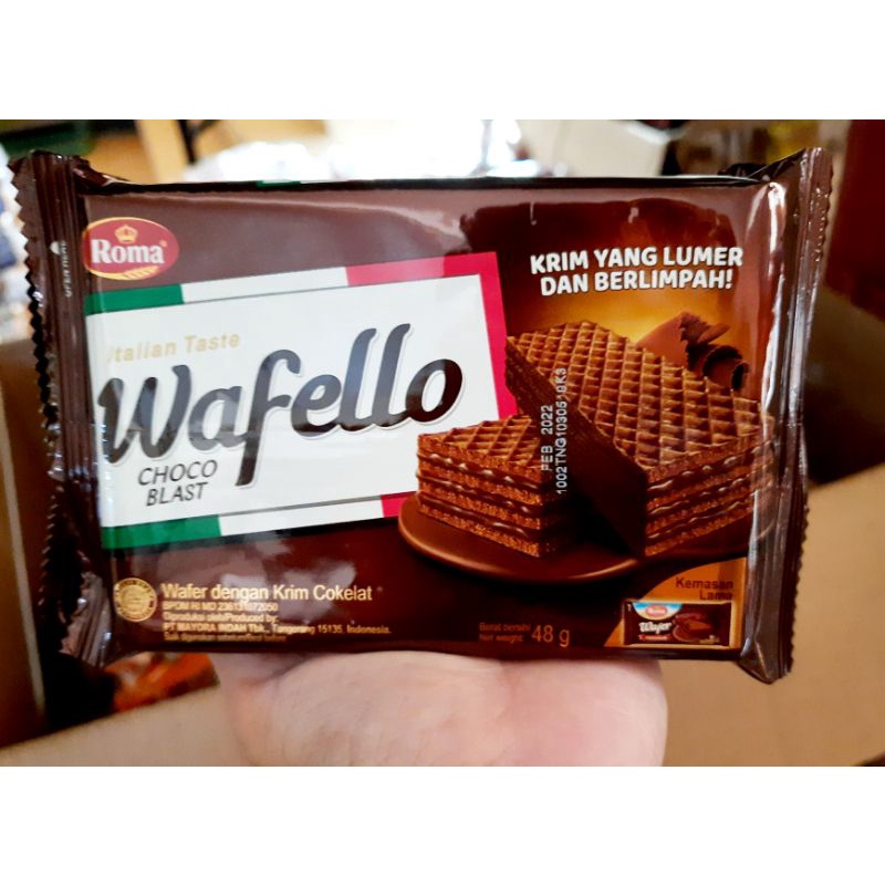 Jual Roma Wafello ( Ecer 2000 ) 37 gr x 10 pcs | Shopee Indonesia