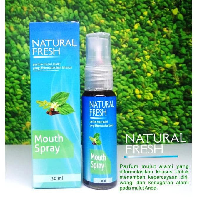 Jual pengharum mulut Natural Fresh - mouth spray / parfum bau mulut dan ...