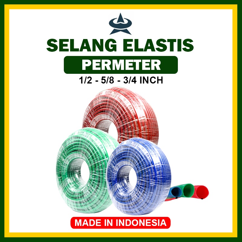 Jual GEMUK Selang Air 1/2 5/8 3/4 1 Inch Permeter Selang Air Elastis Selang Air Cuci Motor Mobil ...
