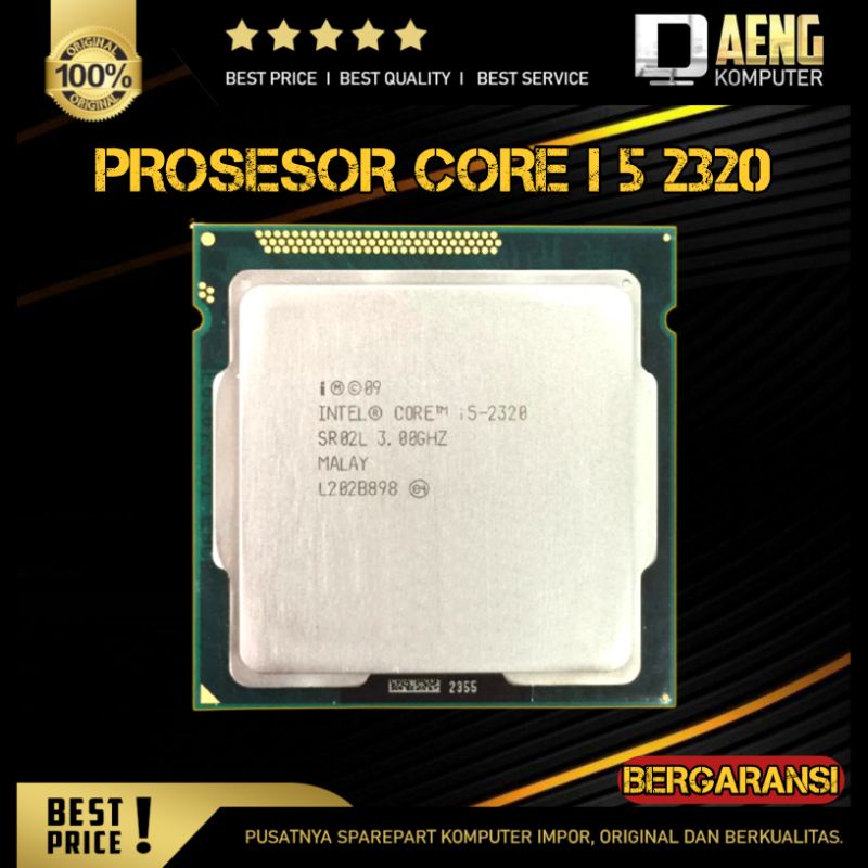 Jual Processor Pc Merk Intel Core i5 2320 l Prosesor PC Intel core i5 ...