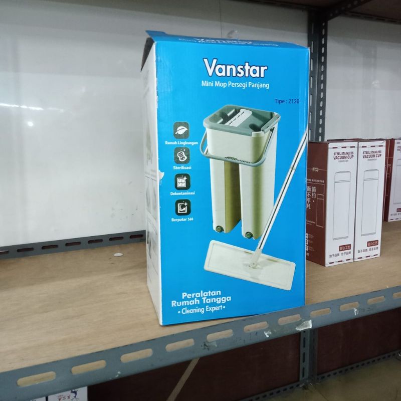 Jual Alat Pel Lantai Vanstar/ Pel Persegi Panjang - Mini Mop persegi ...