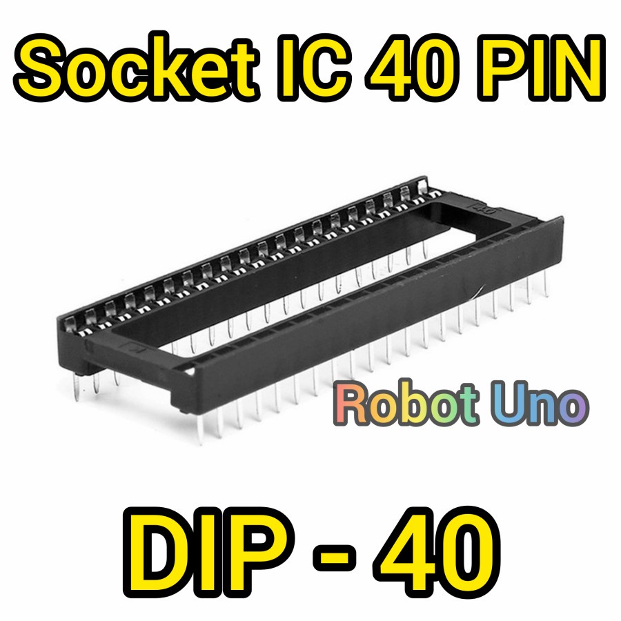 Jual IC Socket 40PIN DIP-40 Socket IC 40P 40PIN Adapter 2x20 DIP ATmega ...