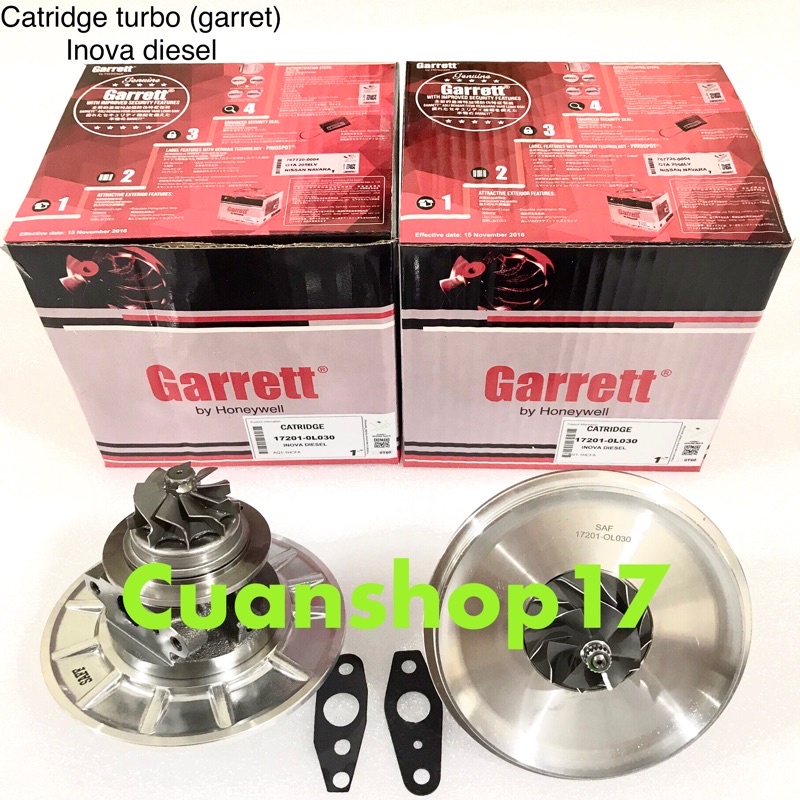 Jual CATRIDGE TURBO TOYOTA INNOVA INOVA DIESEL FORTUNER 2KD GARRETT ...