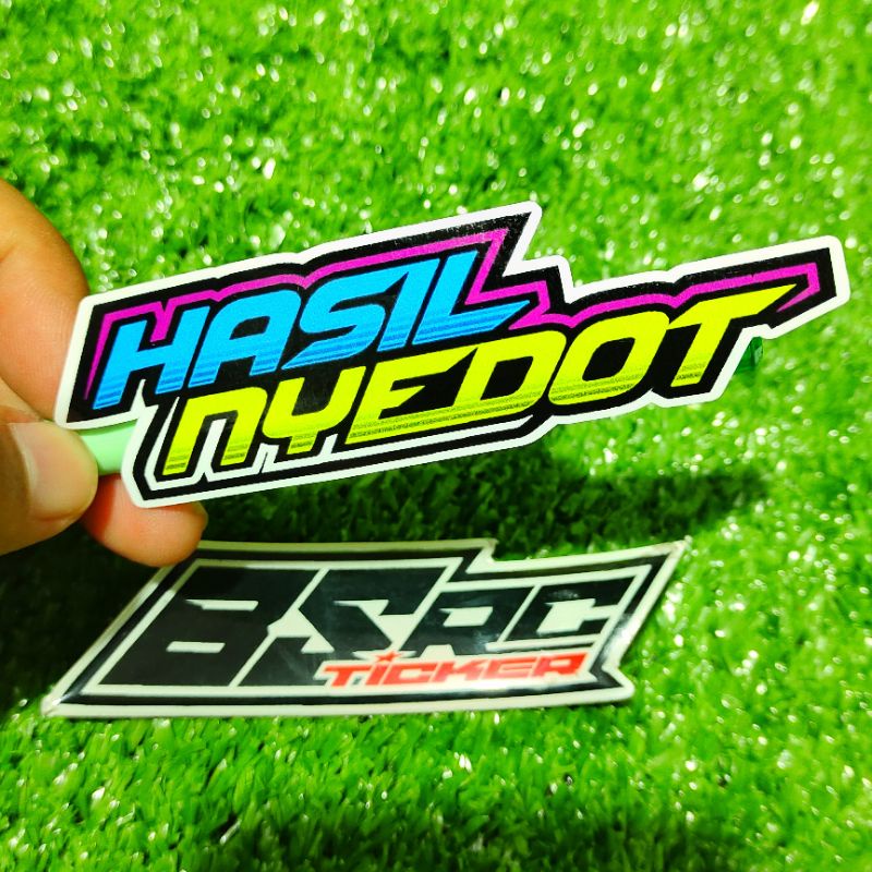 Jual sticker hasil nyedot / sticker tambang emas viral | Shopee Indonesia