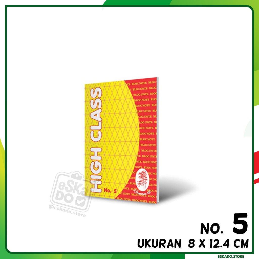 Jual Bloc Note No. 5 Kecil Bamboo / Buku Catatan / Notes / Notebook ...