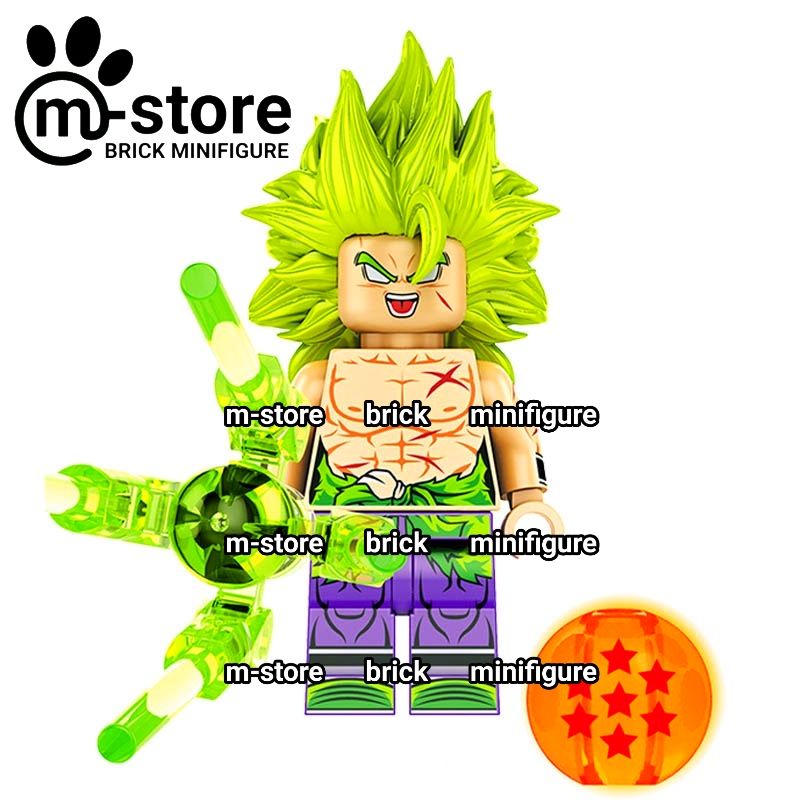 Jual brick dragon ball broly super saiyan mini toy figure | Shopee ...