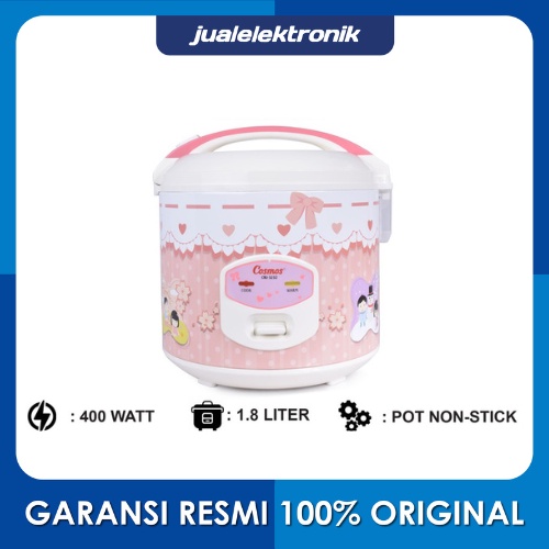 Jual Cosmos Magic Com 1.8 Liter Nonstick – CRJ3232 Rice Cooker Warmer ...
