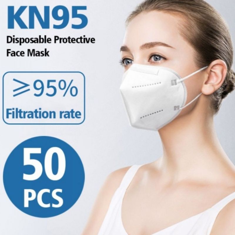Jual Masker KN95 PM2.5 Earloop kn 95 filter 95% setara n95 4 ply isi 50 ...