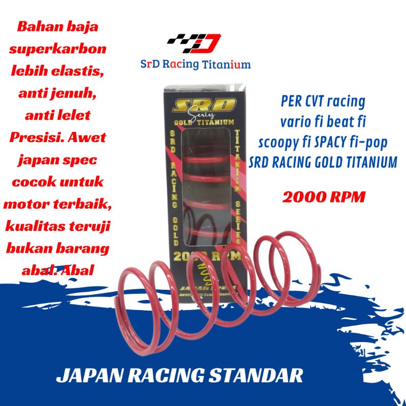Jual PER CVT 2000 RPM BEAT FI VARIO FI SCOOPY FI VARIO SCOPY 2020 BEAT ...