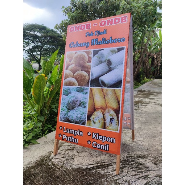 Jual STAND BANNER KAYU 50 X 100 - STANDING BANNER KAYU 50 X 100 - PAPAN ...
