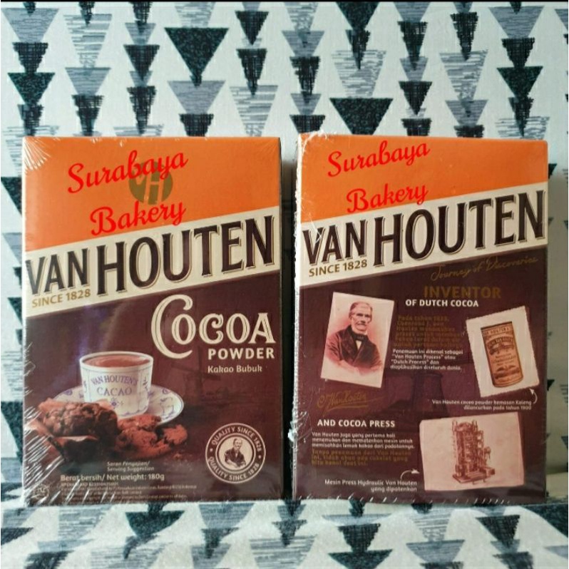 Jual Coklat Bubuk/Cocoa Powder Van Houten 180Gr | Shopee Indonesia