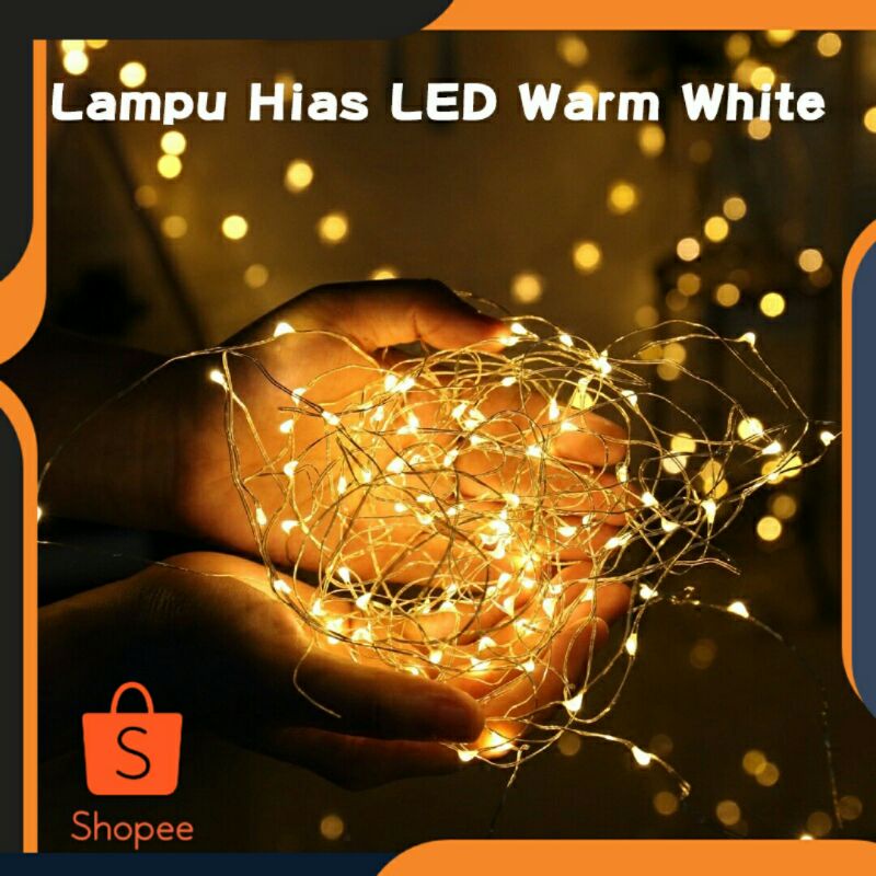 Jual Lampu LED kawat WARM WHITE special 1 METER HIGH QUALITY | Shopee ...