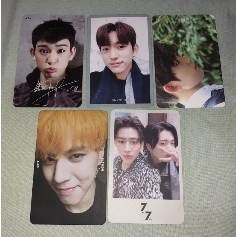 Jual GOT7 JINYOUNG YOUNGJAE BAMBAM YUGYEOM PHOTOCARD PC GOT IT 7 FOR 7 PRESENT EDITION 2ND PRESS ...