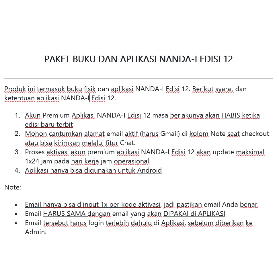 Jual Buku NANDA Internasional ORIGINAL - Buku Diagnosis Keperawatan Definisi dan Klasifikasi ...