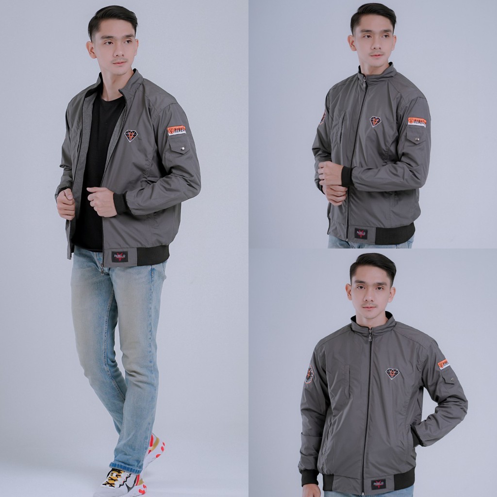 Jual JAKET BOMBER TASLAN PRIA REBEL ID / JAKET BOMBER PRIA / JAKET ...