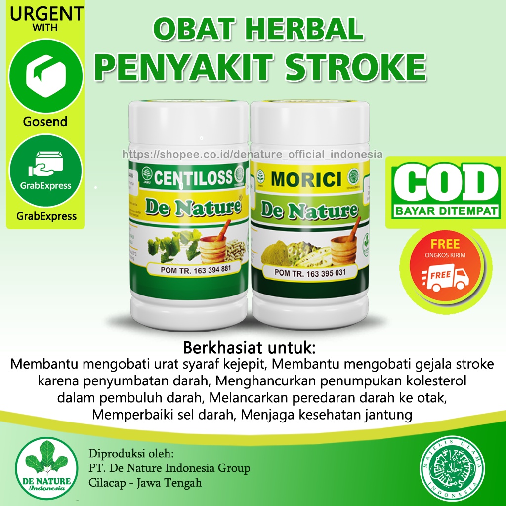 Jual Centilos Morici Centiloss Obat nyeri saraf Obat Stroke Herbal ...