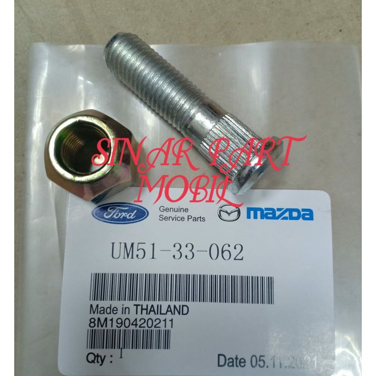 Jual BAUT RODA+ MUR FORD RANGER UM51-33-062 | Shopee Indonesia